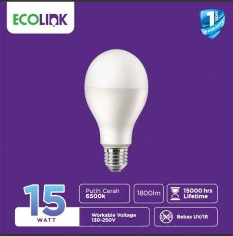 Ecolink Led Buld 15W Lazada Indonesia