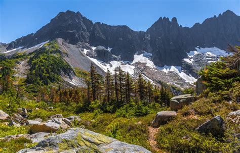 Cascade Pass Trail Views North Cascades National Park Washington