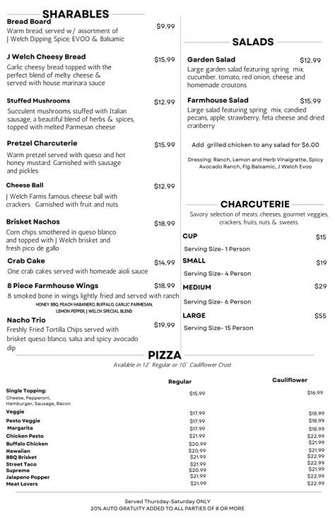 Texas Comfort Food And Pizza In Victoria Tx J Welch Farms