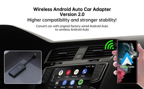 Aacplay Wireless Android Auto Car Adapter Converts Wired Android Auto To Wireless