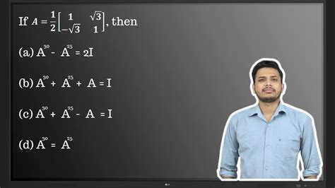 If A 12 1 Root 3 Root 3 1 Then Youtube