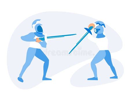 Two Cartoon Knight Fighting Stock Illustrations 48 Two Cartoon Knight