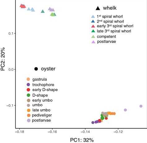 Principal Component Analysis Pca Of The Larval Developmental