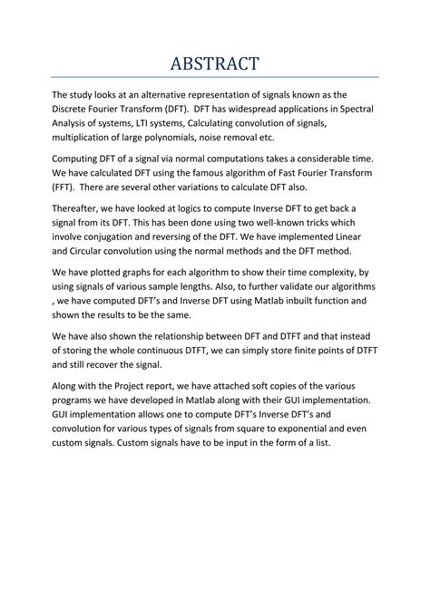 Dft And Its Applications Pdf