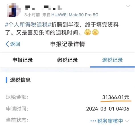 热搜刷屏退钱了有人退了3万多 纳税人 退税 个人所得税