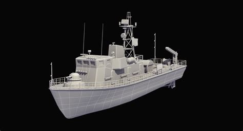Lida Class Minesweeper 3d Model 149 3dm 3ds Cob Dwg Fbx Flt