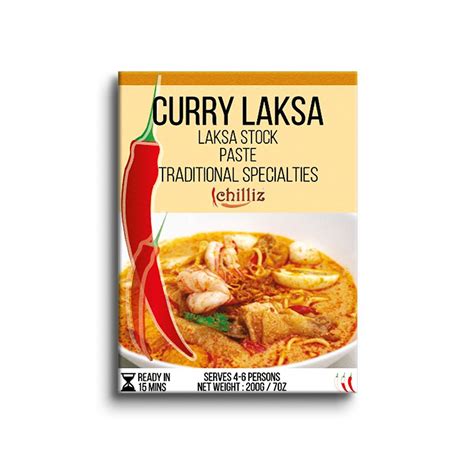 Chilliz Curry Laksa Paste 200 Gram