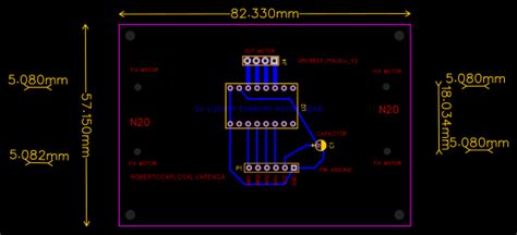 Arduino Nano Self Balance Ultrassom Pololu Placa Mae V1 Oshwlab