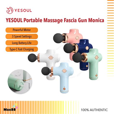 YESOUL Portable Massage Fascia Gun Monica MG11 Mini Massager Gun