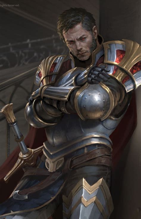 Armor Knight Warrior Characterart Fantasyart Character Portraits