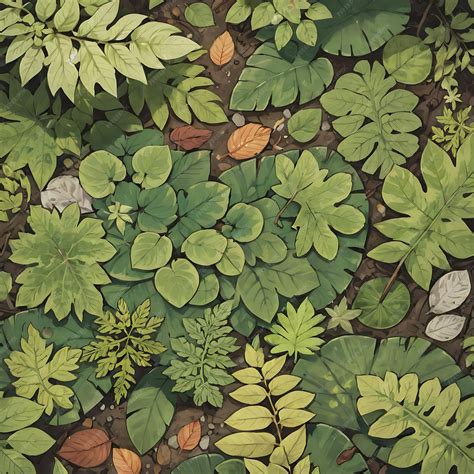 Premium Ai Image Forest Floor Texture