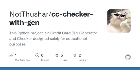 Github Notthusharcc Checker With Gen This Python Project Is A