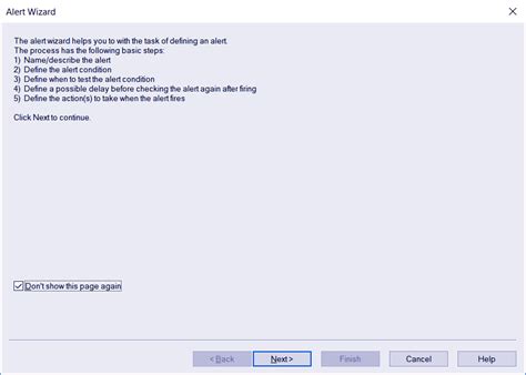 Creating Qlikview Alerts Alert Components Alert Wizard Dialog Box Dataflair