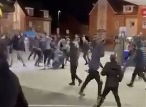 Video Horrific Scenes Outside Anfield As 20 Liverpool Fans Allegedly