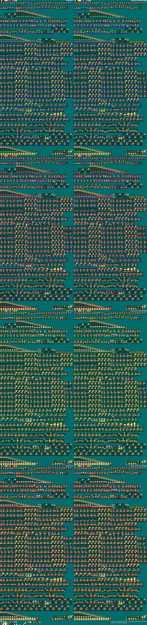 Luigi Sprite Grid