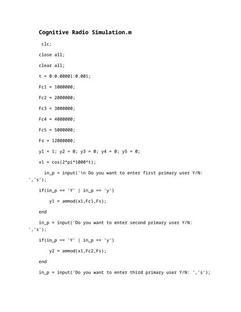 Docx Cognitive Radio Simulation Dokumentips