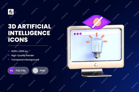 Premium Psd 3d Icon Illustration Unsupervised Learning