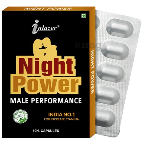 Inlazer Night Power Male Performance Capsule Buy Strip Of 100