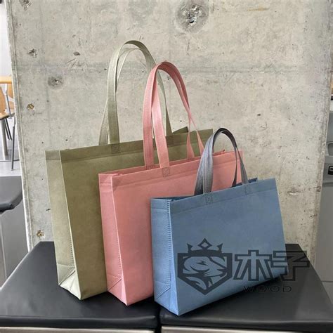 【客製化】【無紡布袋】無紡布 手提袋 訂製 高檔 服裝店印logo袋子 環保定做 購物袋木子傳媒 蝦皮購物