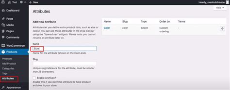 Woocommerce颜色带图及尺寸设置 蜗牛之路