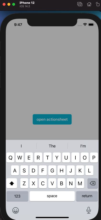 Actionsheet With Input Being Covered By Keyboard · Issue 3939