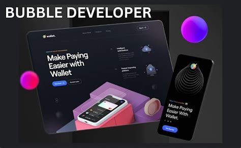 Bubble Io Website Bubble Mvp Build Bubble App Bubble Developer Mobile