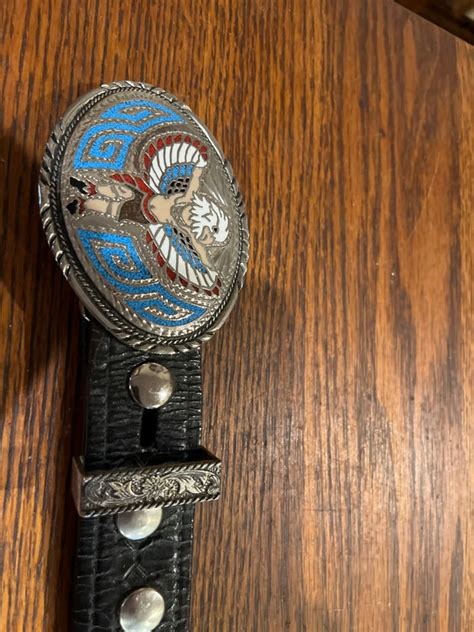 Vintage Ssi Silver Belt Gem