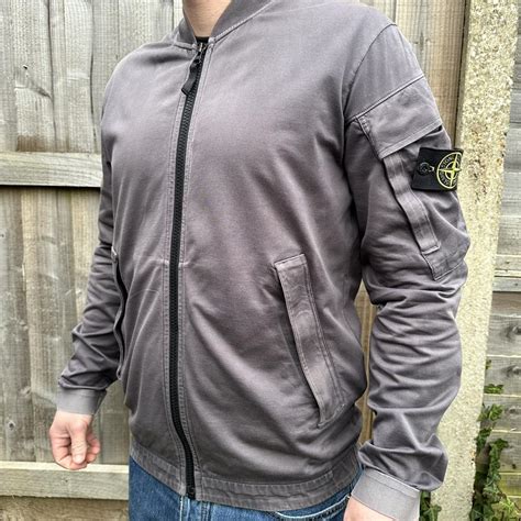 Stone Island Zip Jumper Depop