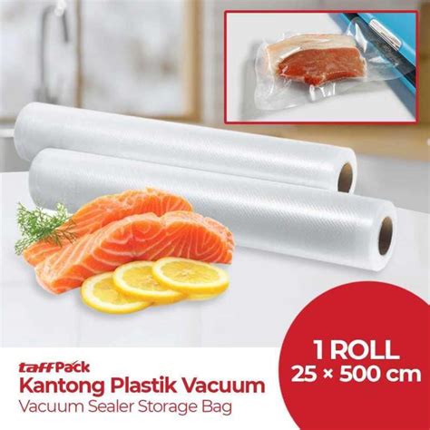 Jual Kantong Plastik Vacuum Sealer Storage Bag Bpa Free 1 Roll Hk 07 Alat Pres Plastik Pressan