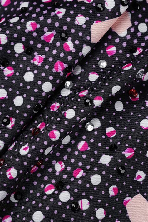 Us 2899 Black Sexy Solid Hollowed Out Patchwork Hot Drill O Neck