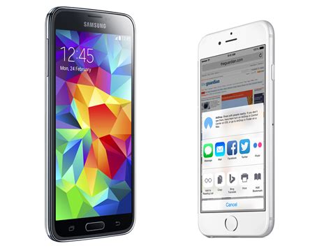 Iphone And Iphone Plus Vs Samsung Galaxy S And Htc One M Techcity