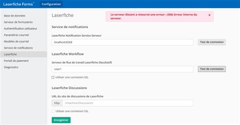 Laserfiche Form Configuration Laserfiche Workflow Server Error