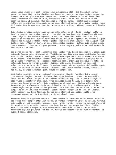 Lorem | PDF