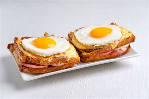 Сэндвич Крок мадам простой и вкусный рецепт как приготовить пошагово