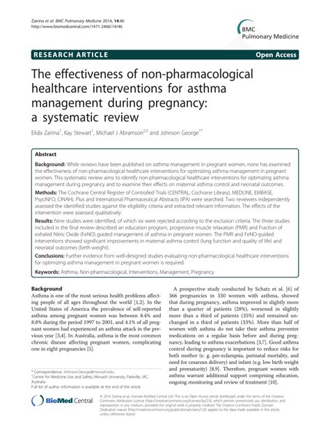 Pdf The Effectiveness Of Non Pharmacological Healthcare Interventions