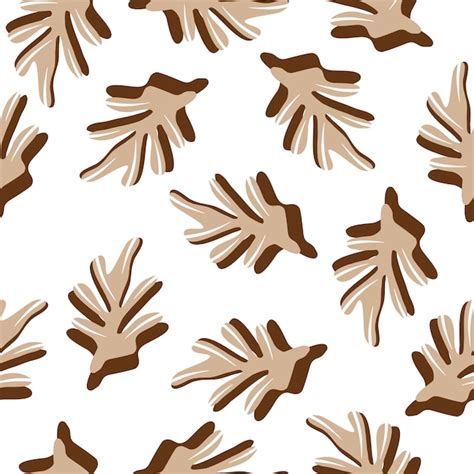 Premium Vector Creative Abstract Leaves Vector Pattern Design