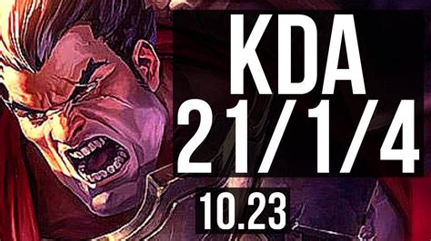 DARIUS Vs TAHM KENCH TOP 21 1 4 Legendary 1000 Games 1 0M