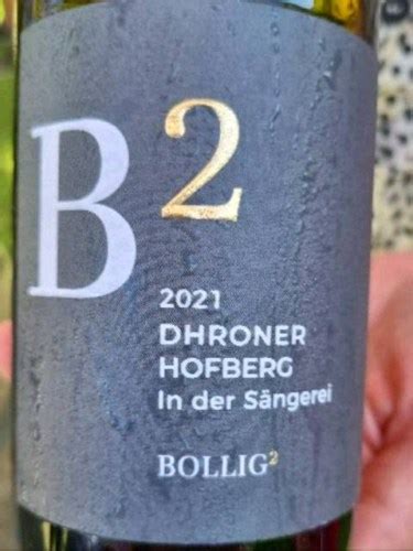Weingut Bollig² Dhroner Hofberg In der Sängerei Vivino US