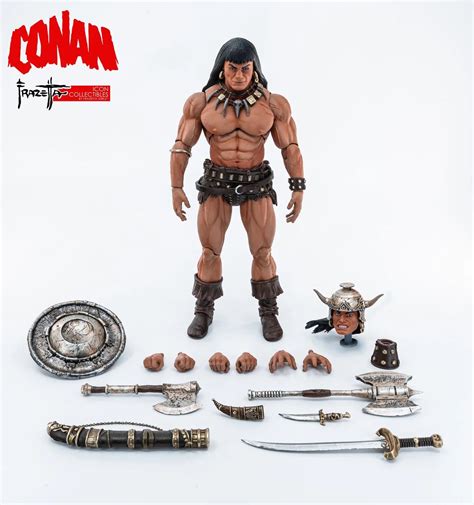 Conan The Barbarian Joins Frazetta Girls 112 Icon Collectibles Line