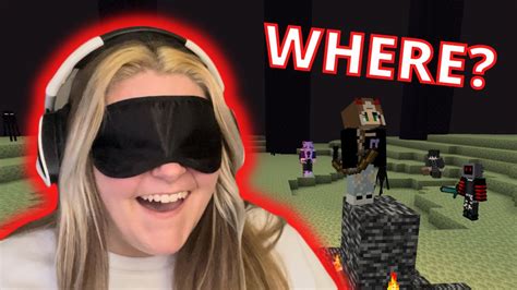 Minecraft But Im Blindfolded Youtube