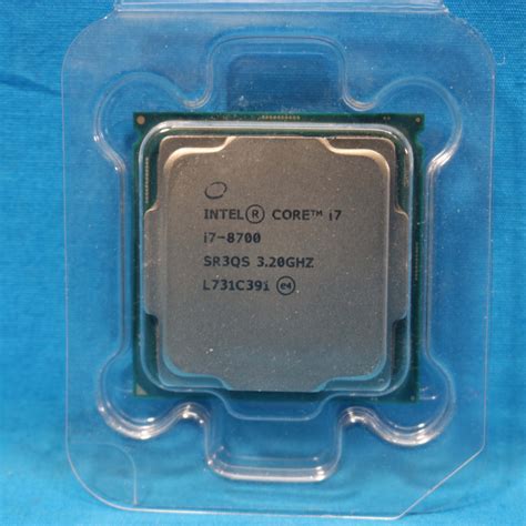 Intel Core I7 8700 320ghz Lga1151socket H4 6 Core 12 Thread 12mb