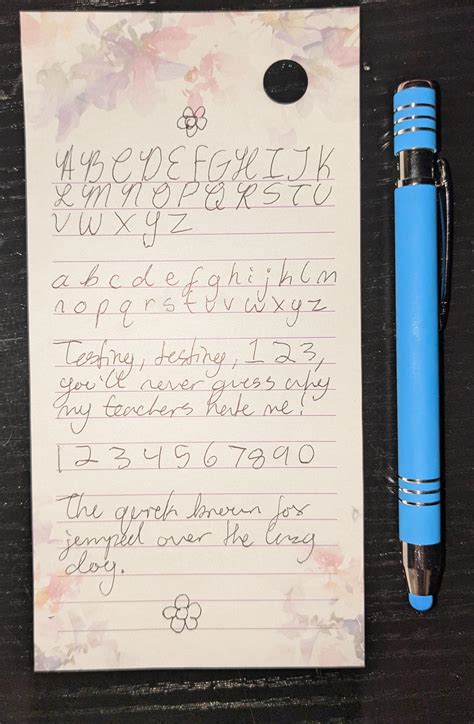 My Unreadable Cursive Handwriting Scrolller