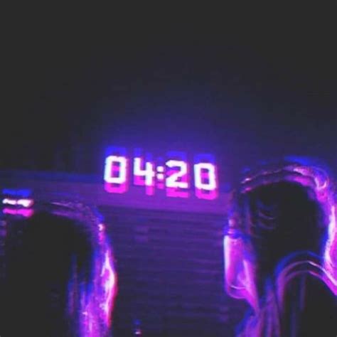 Pin By Bygone Glamour On 🔮 Neon Girl Cat 🔮 S 🌌 🪞 Dark Purple