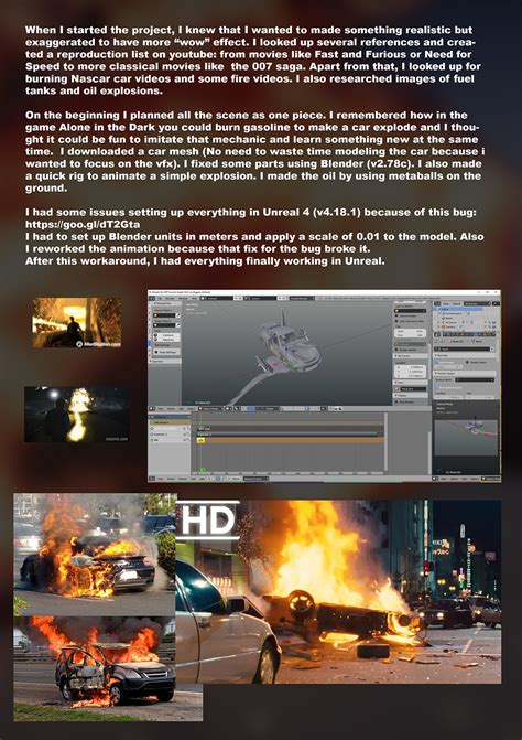 Houdini Unreal Car Explosion And Burn Real Time VFX