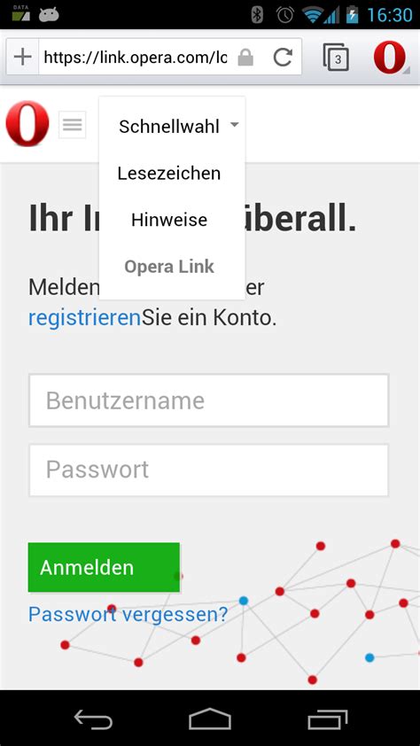 Neuer Opera Browser für Android mit WebKit Engine aber immer noch ohne Opera Link Android User