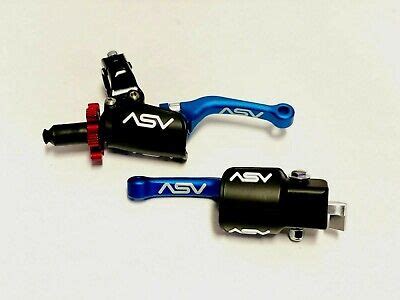 Asv C6 Shorty Pro Pack Brake And Clutch Lever Blue Yfz 450r Raptor 125