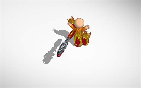 3d Design Flame Thrower Zero Tinkercad