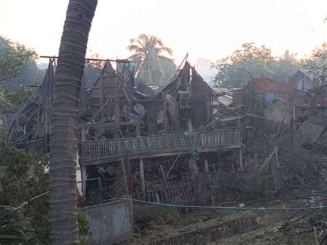 သပိတ်ကျင်း၊ ချောင်းကြီးကျေးရွာကို တိုက်ပွဲဖြစ်ပွားခြင်းမရှိဘဲ စစ်တပ်က