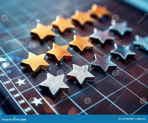 Rating Chart Representing Analysis Feedback And Performance Stock