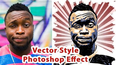 Photoshop Tutorial 2022 How To Create Vector Style Effect Photoshop
